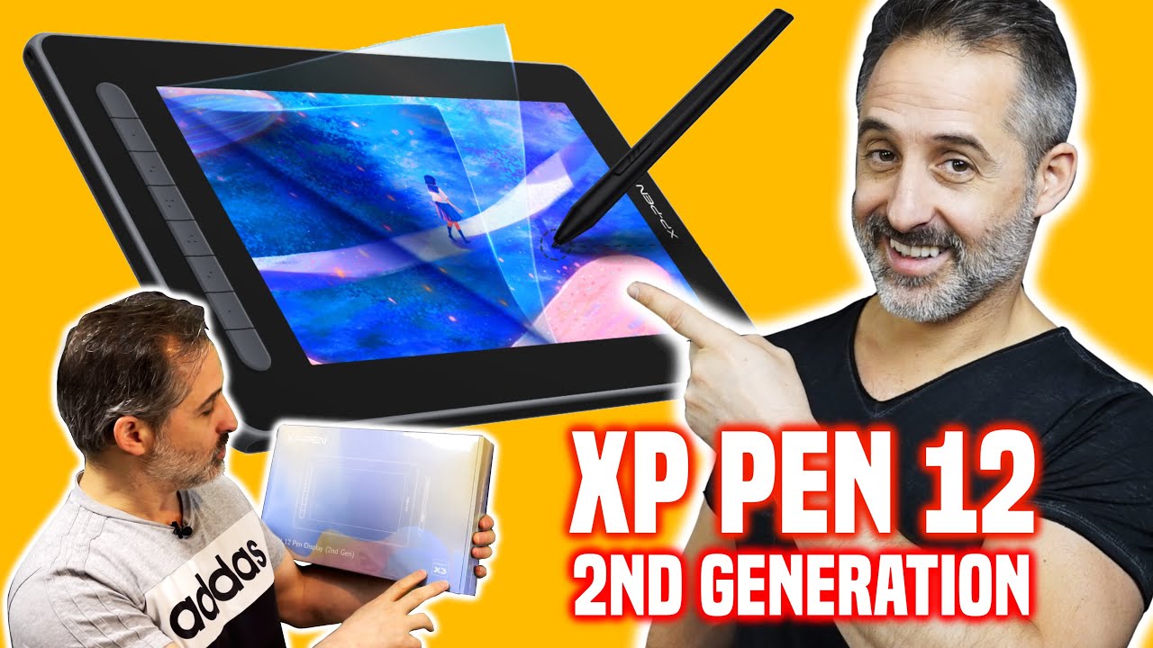 XP-PEN Artist 12 (2nd Gen) | Unboxing + Review + Test. Perfecta para ...