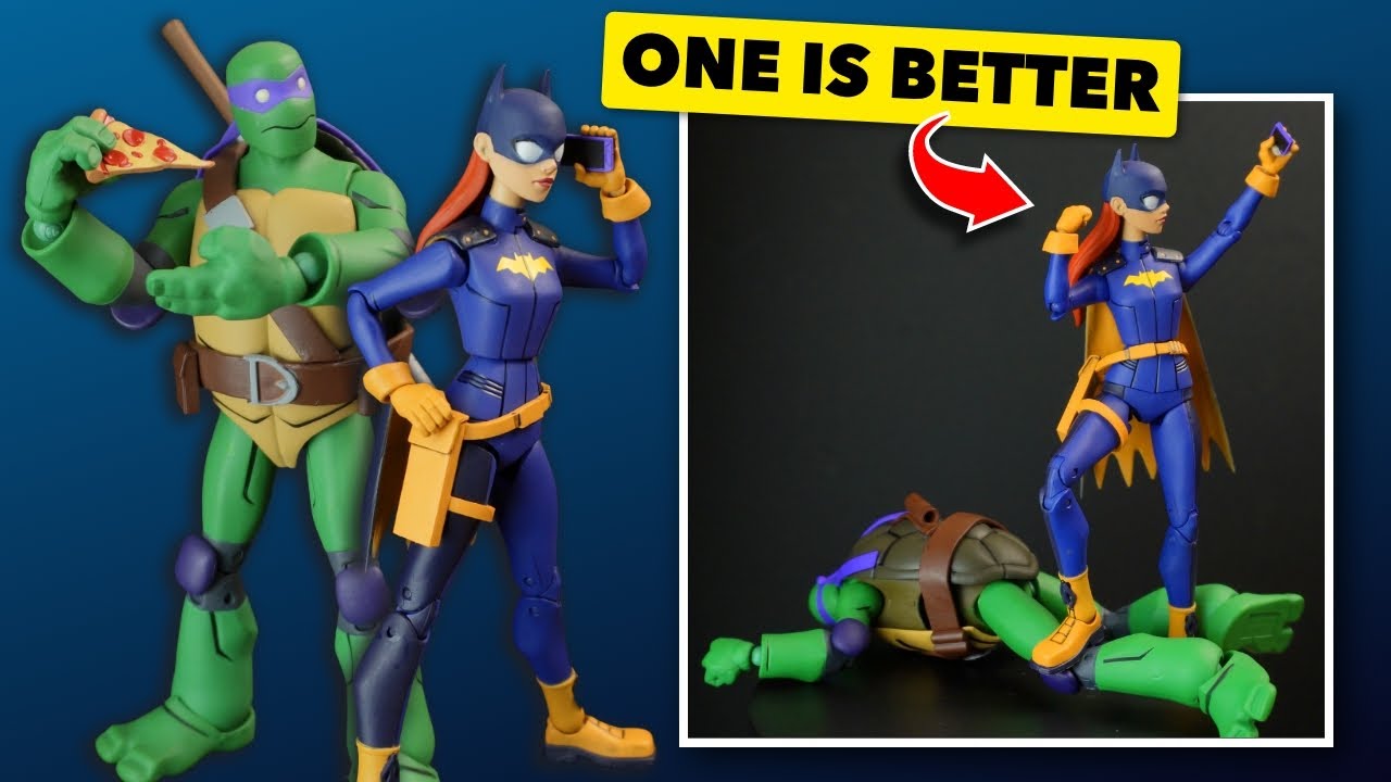 We slept on these Batman VS TMNT Figures... (Part 1) - YouTube