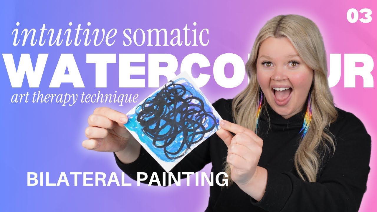 The Watercolour Reset | Day 3/8: Bilateral Painting | Intuitive Somatic Art Therapy - YouTube