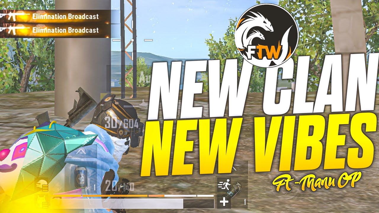 NEW CLAN NEW VIBES 💙FT- FTW ESPORTS 🥰 PUBG LITE COMPETITIVE MONTAGE 😈 ...