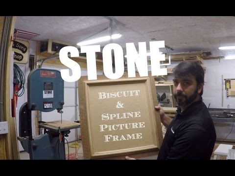 Picture Frame with Moulding - Biscuit and Spline Joinery - YouTube