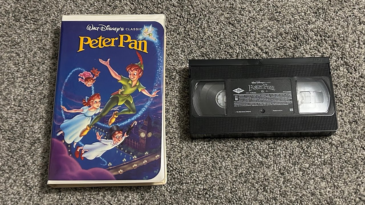 Peter Pan 1990 VHS (Standard Horizontal Ink Label Copy) Overview - YouTube