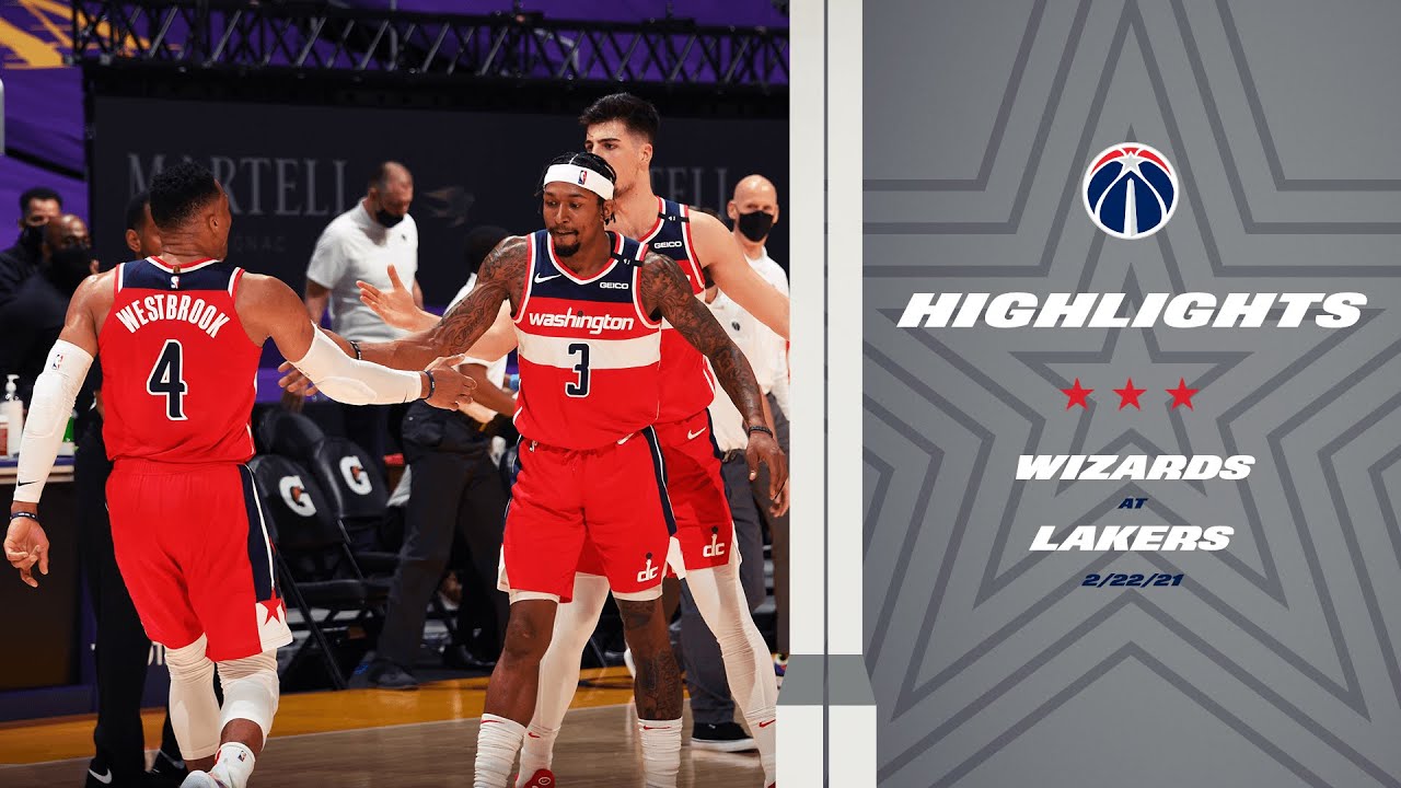 Highlights: Wizards at Lakers - 2/22/21 - YouTube