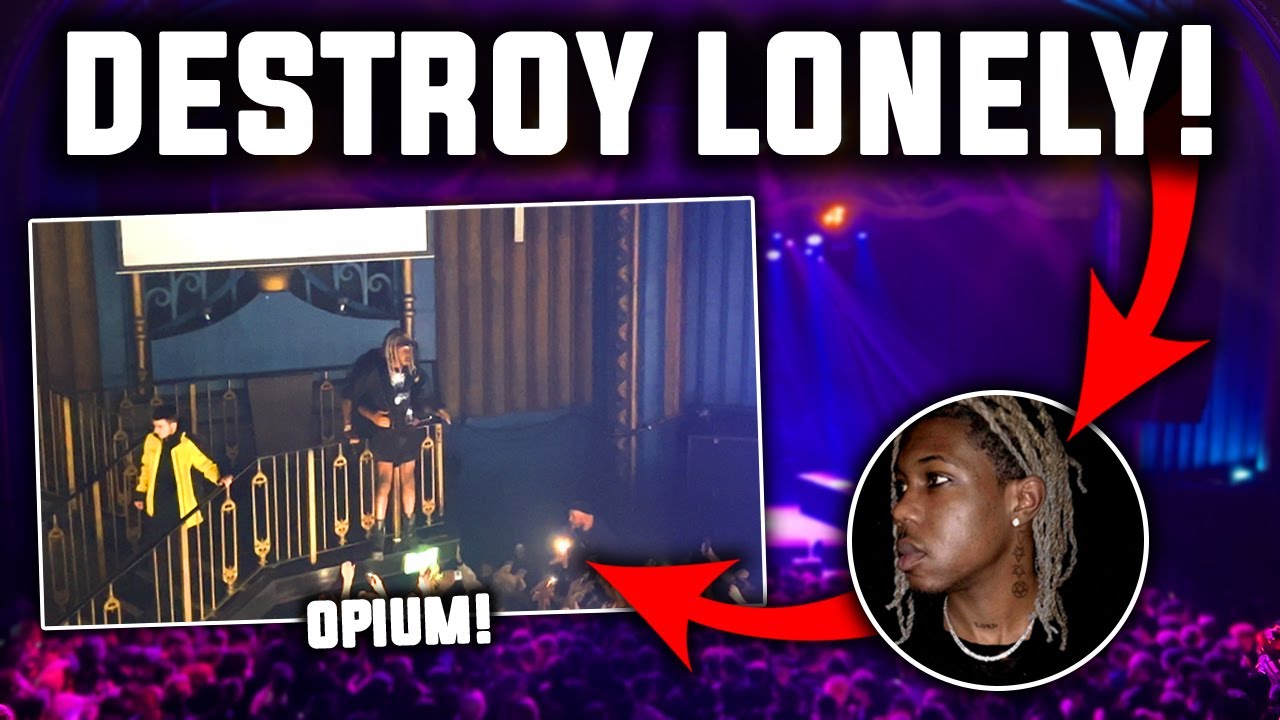 DESTROY LONELY JUMPED Into THE CROWD While PERFORMING! - YouTube