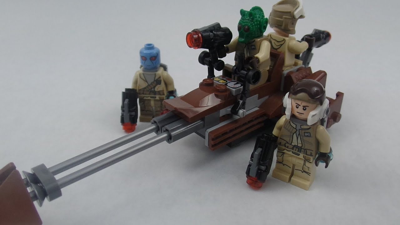 LEGO Star Wars Battlefront Rebel Alliance Battle Pack 75133! Speed ...