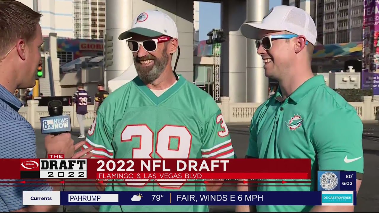 Looking at Round 2 of 2022 NFL Draft from Flamingo, Las Vegas Boulevard ...