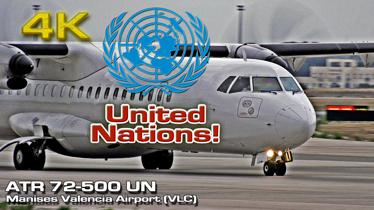 United Nations ATR 72-500 VALENCIA! (EC-KVI) - YouTube
