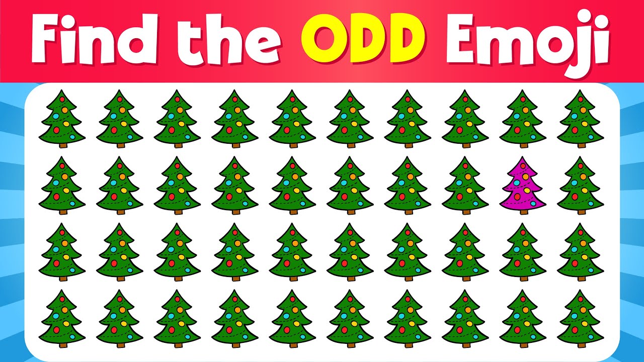 Find the Odd one out | Spot the odd one | Find the odd emoji - YouTube