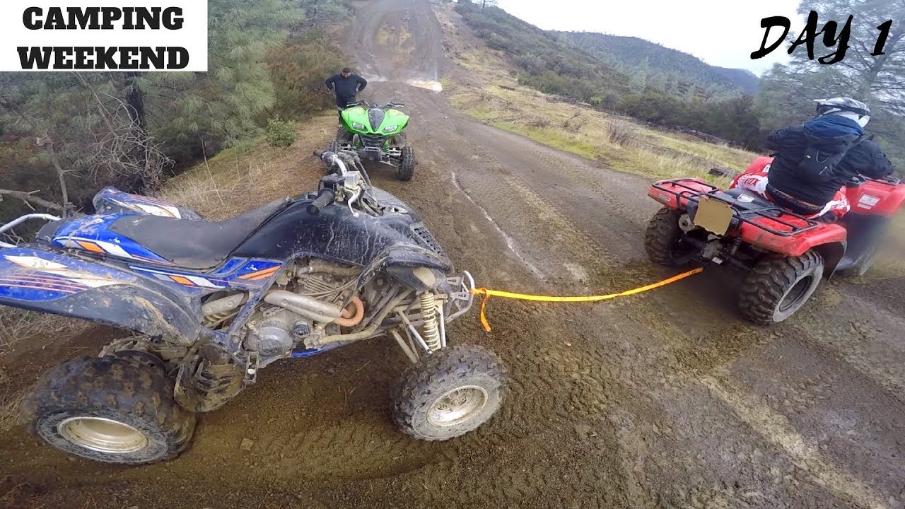 ATV CAMPING AT R WILD HORSE RANCH DAY 1! - YouTube