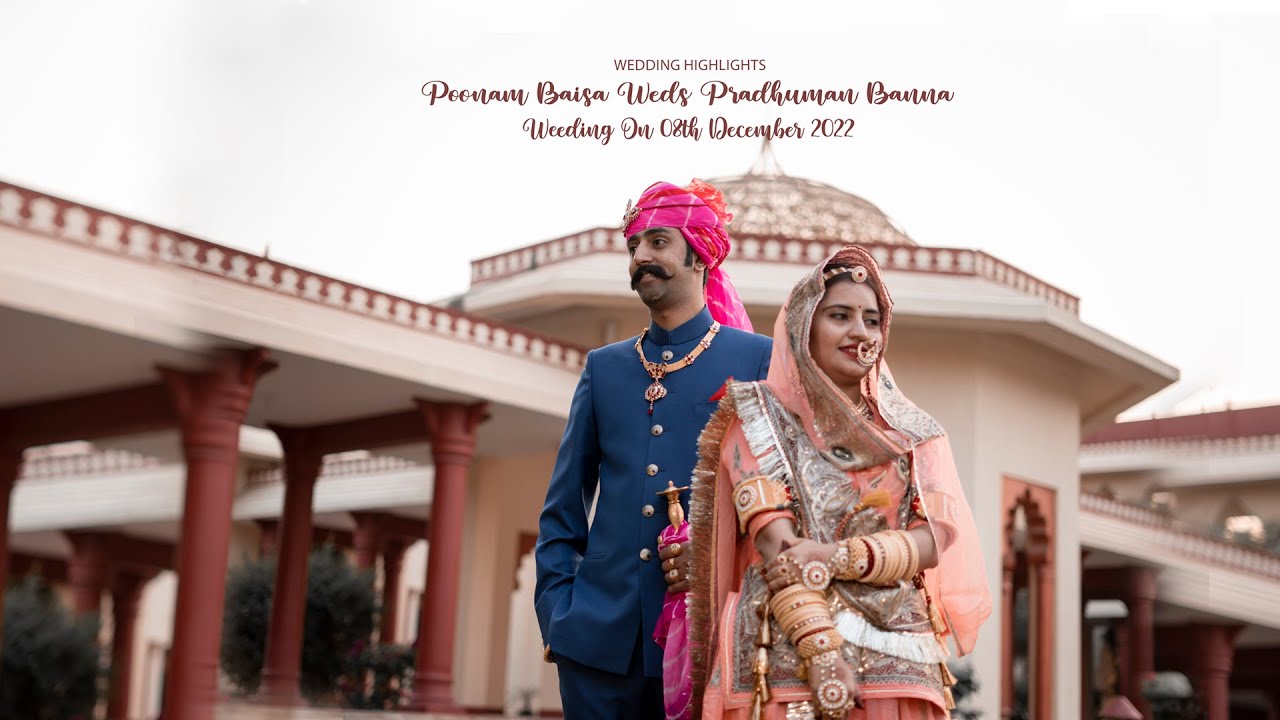 Royal Rajputi Wedding Highlights Video Poonam Baisa Weds Pradhuman ...