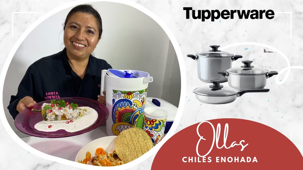 Chiles en nogada al estilo Tupperware - YouTube
