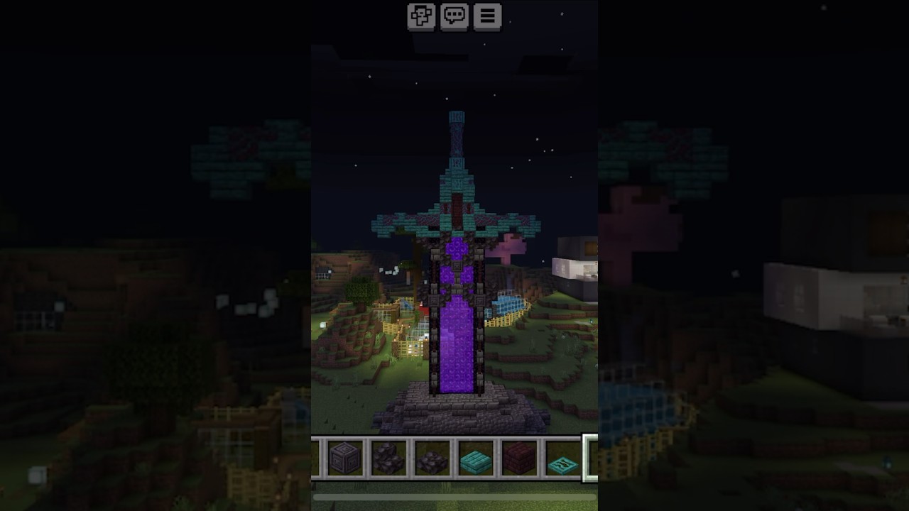 Sword Nether Portal Design - YouTube