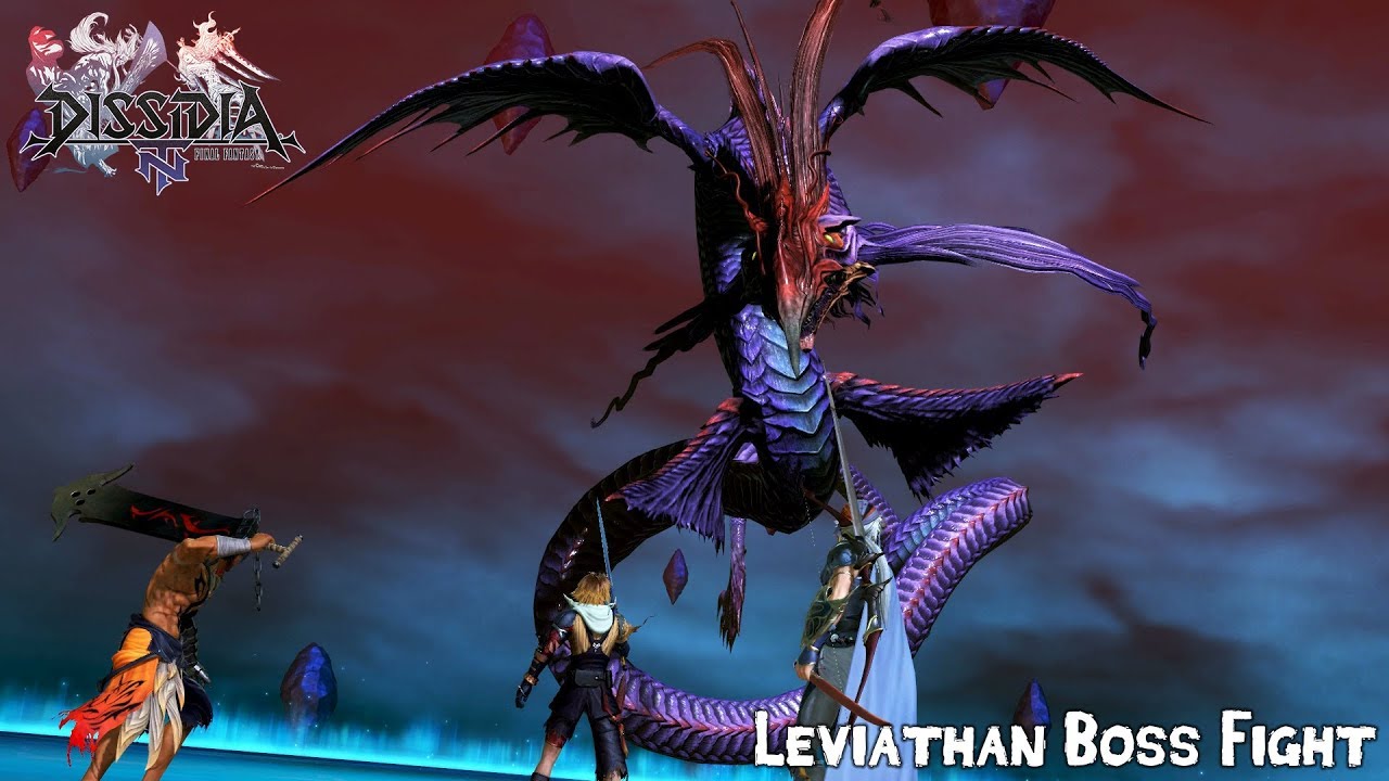 Dissidia Final Fantasy NT - Trial of Leviathan Boss Fight [Storyline B ...