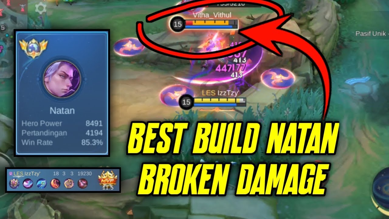 NATAN VS BETRIX AUTO BANTAI - BEST BUILD NATAN 2024 - BEST BUILD NATAN ...
