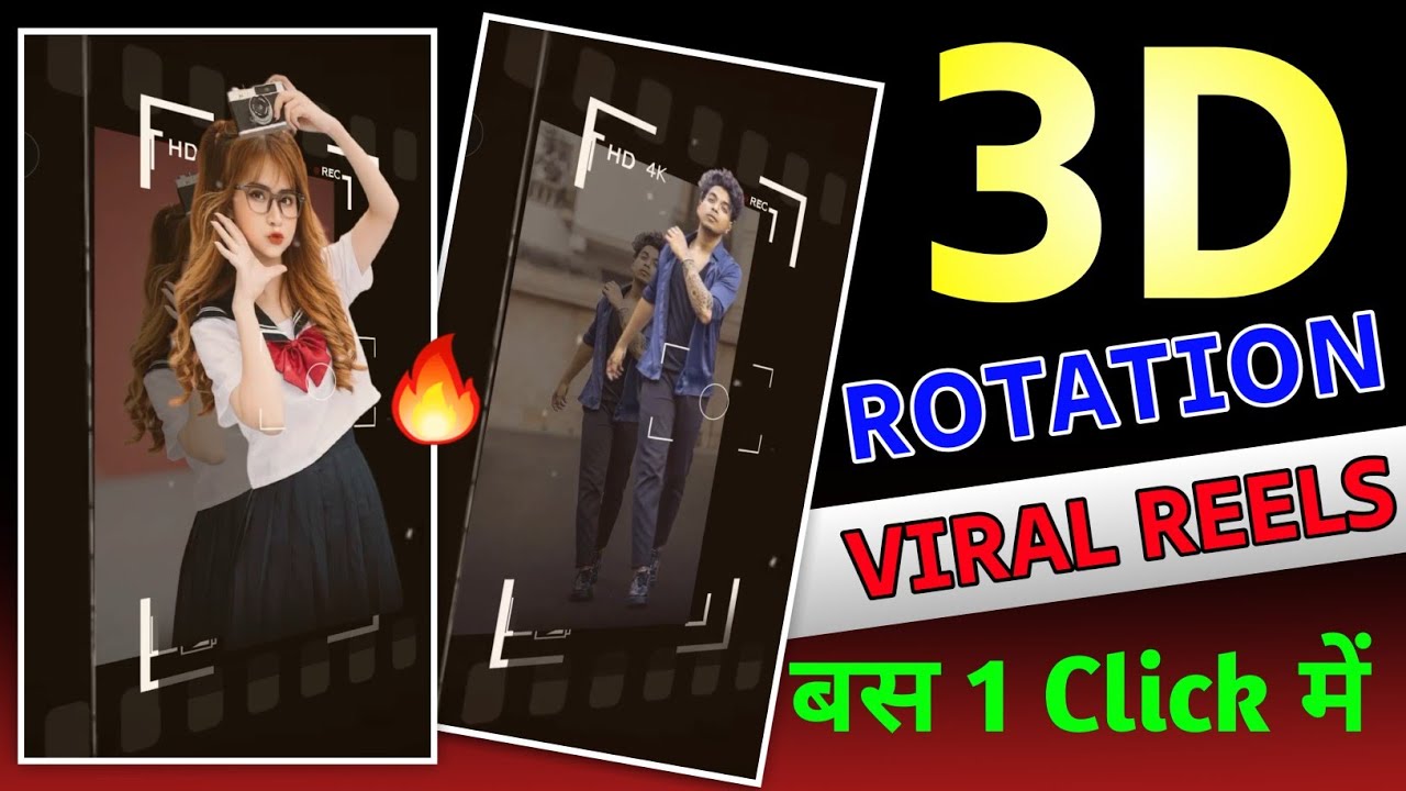 3D Rotation Viral Reels | Instagram New Trending Reels Editing Tutorial ...