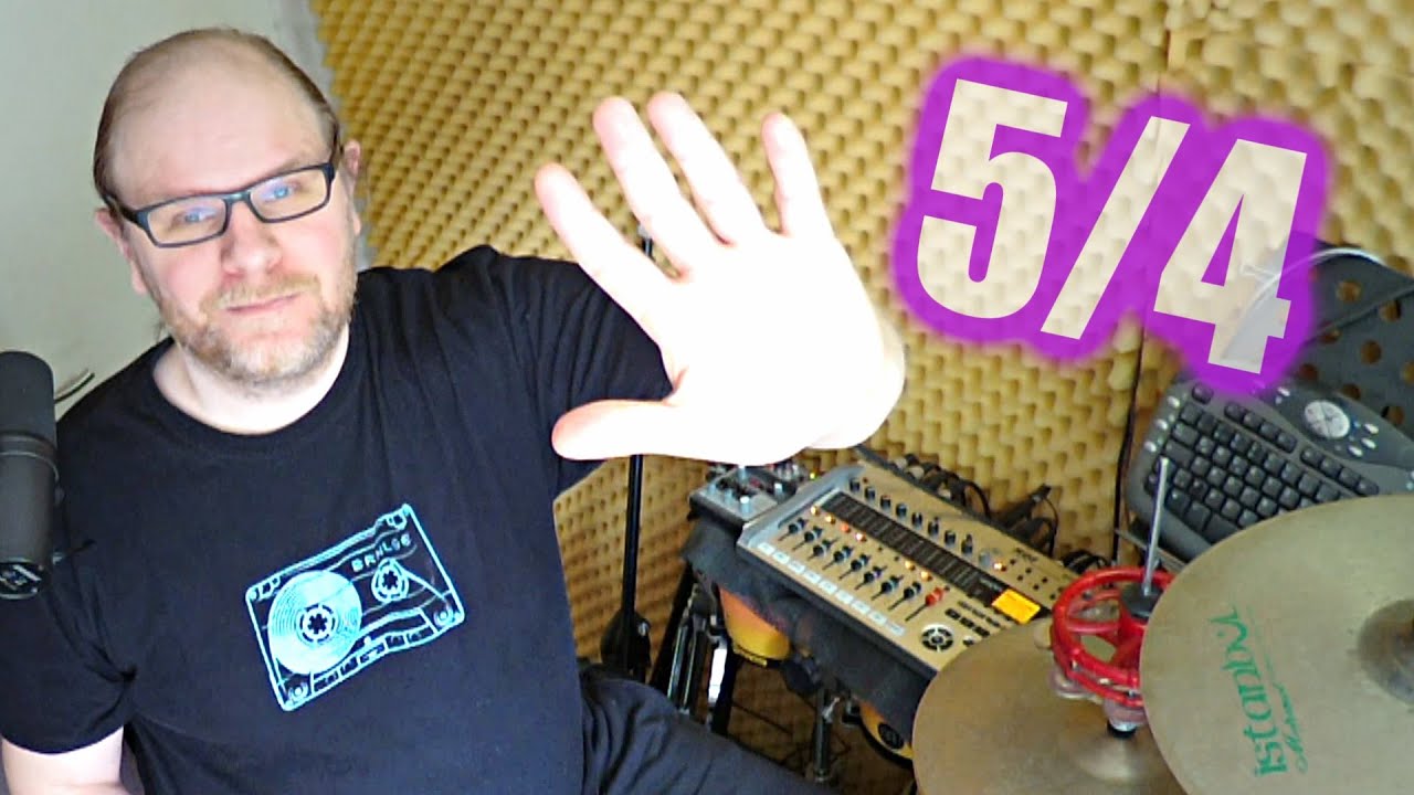 5/4 Drum-Set-Pattern zum Schlagzeug-Lernen - YouTube