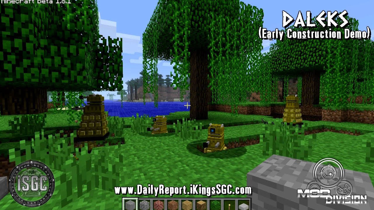 Daleks - Early Fortress Construction Test - 3/30/11 - YouTube
