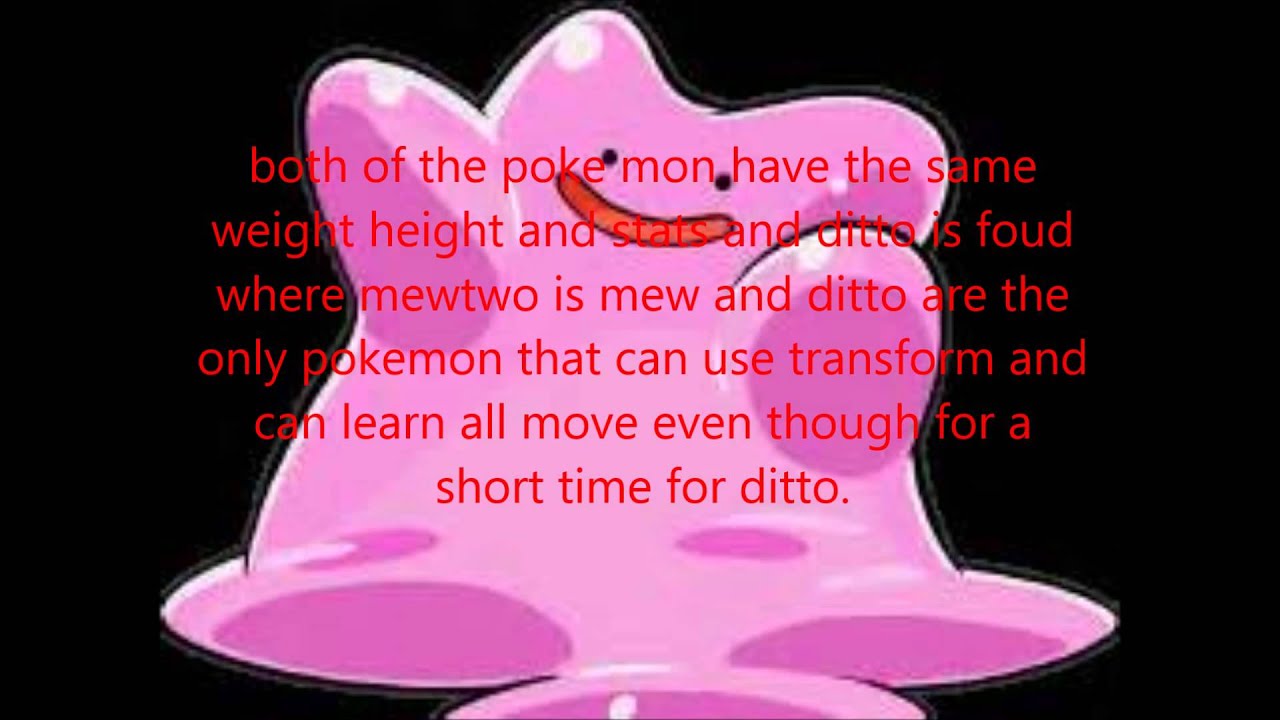 Mew ditto theroy - YouTube