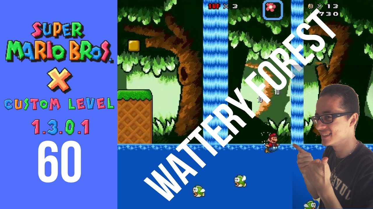 SMBX Custom Level (1.3.0.1) #60 - Wattery Forest - YouTube