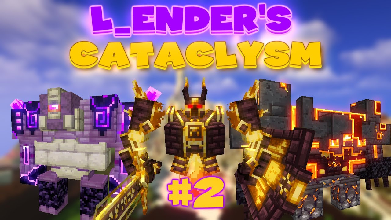 L_Ender 's Cataclysm 1.20.1 #2 | Обзор мода | Боссы Незера и Энда ...