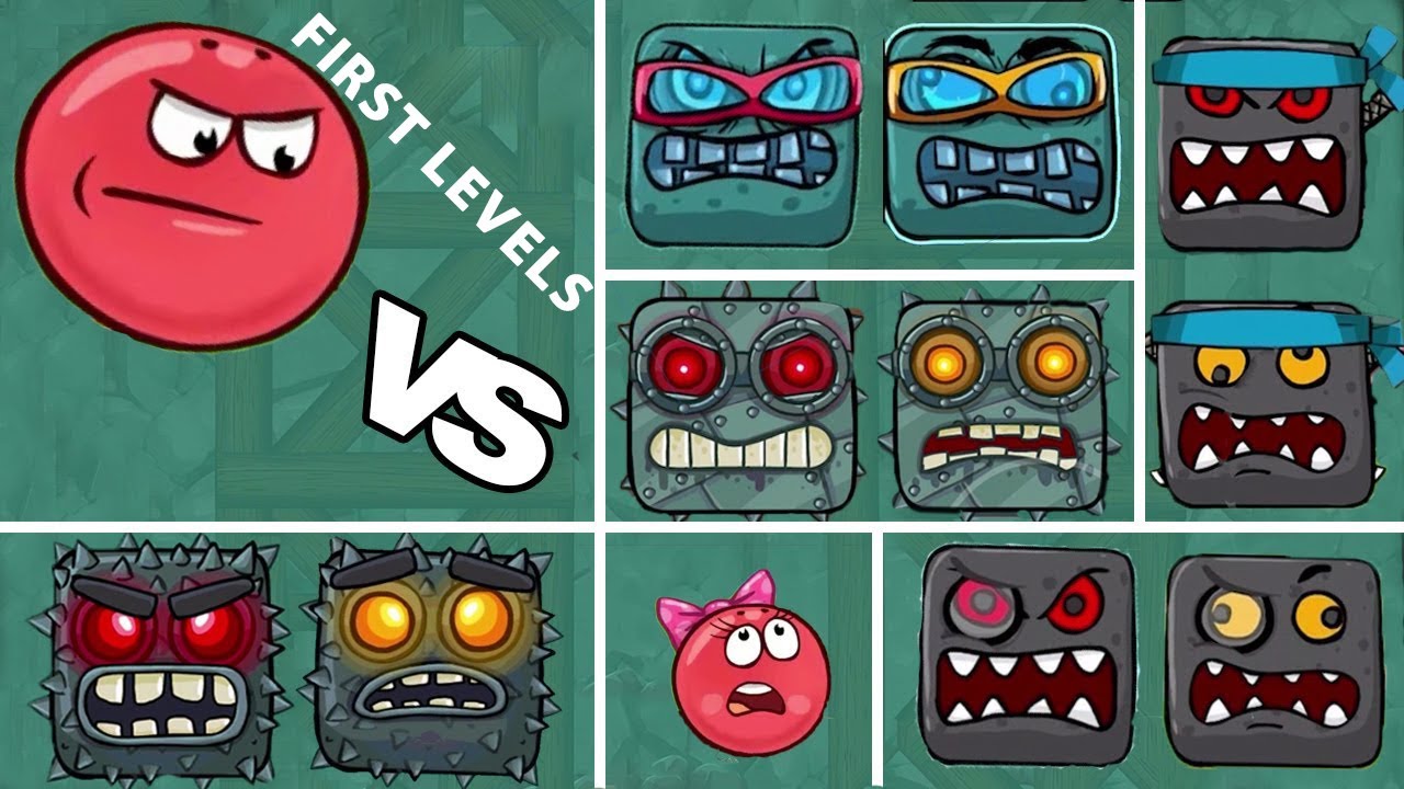 Red Ball 4 - The first levels of the game - YouTube