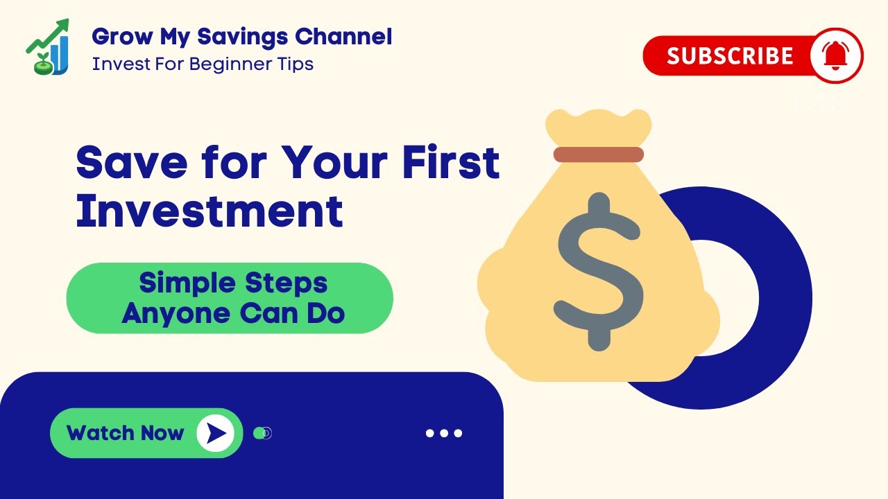 How to Save Money for Your First Investment - YouTube
