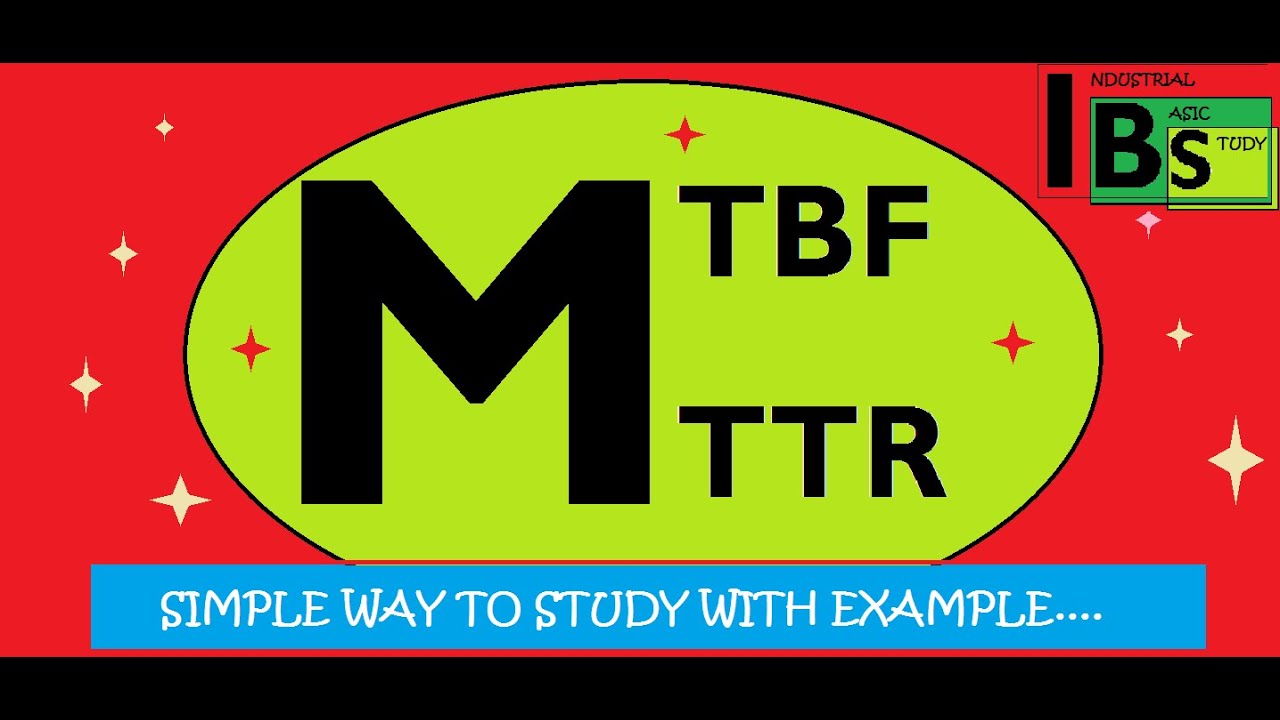 MTTR & MTBF in English with example. - YouTube