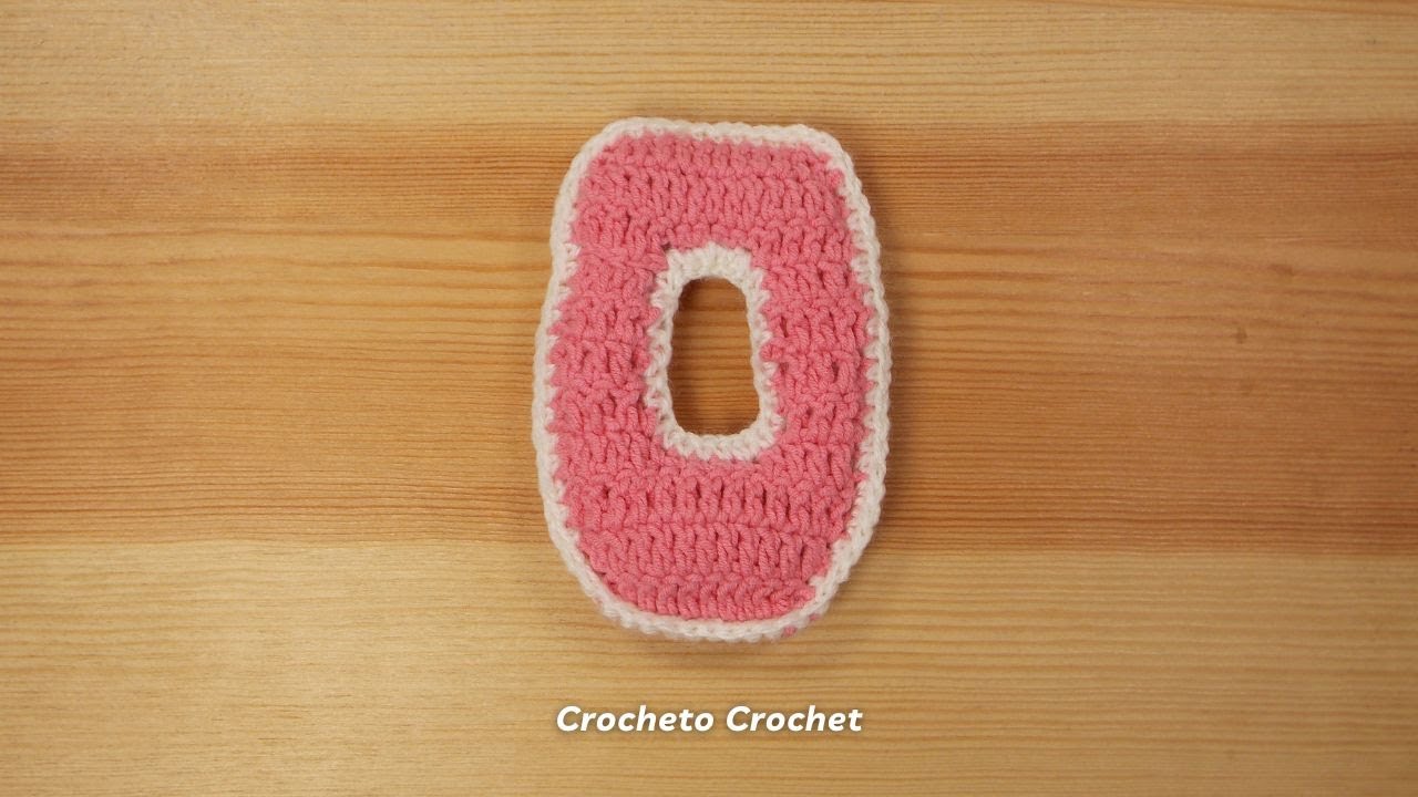 Crochet Number Zero Very Easy And Simple - YouTube