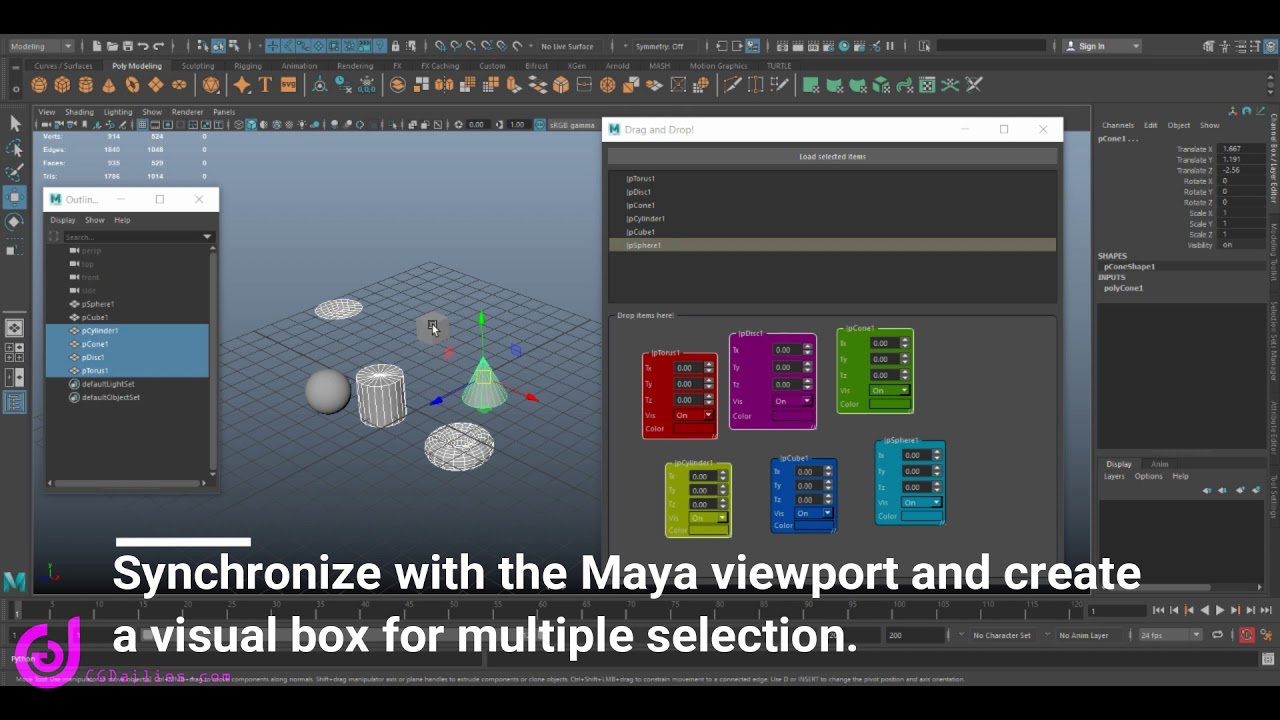 Creating a Picker Tool for Maya: Part 2 - YouTube