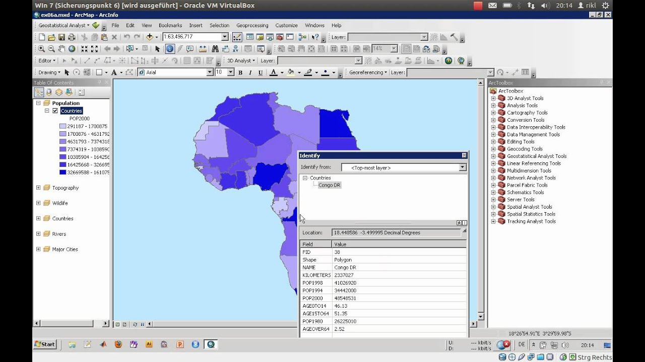 ArcGIS Desktop part 10 (poster creation part 5, shape: classifications ...