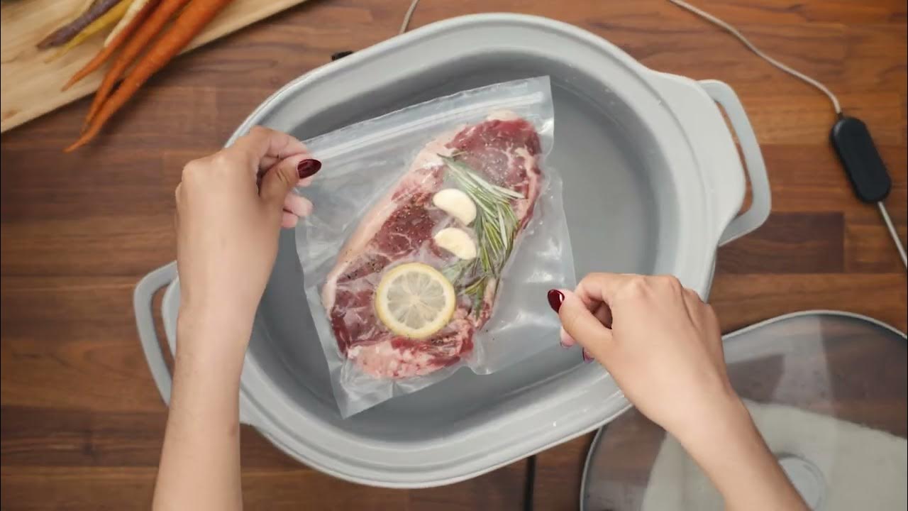 Crock Pot® 7 Quart Cook And Carry Programmable Slow Cooker With Sous Vide In Stainless Steel Youtube