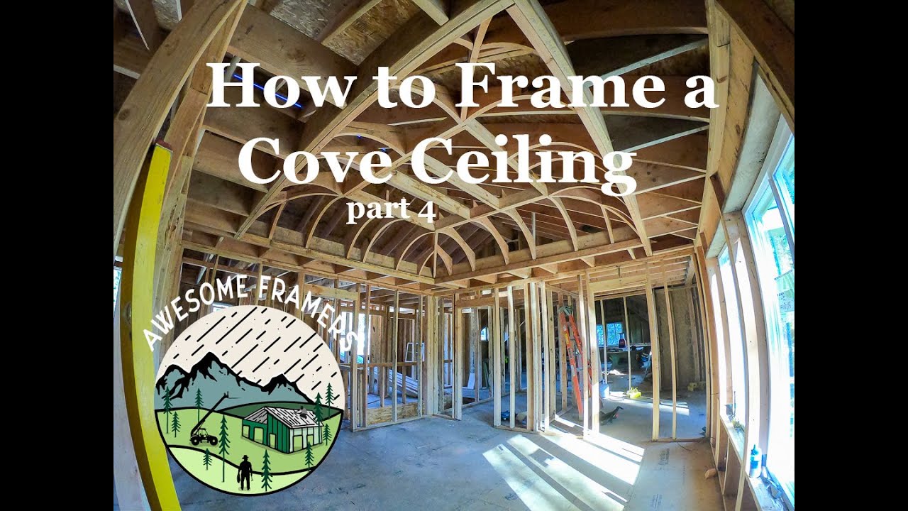 How to Frame a Cove Ceiling Part 4 - YouTube