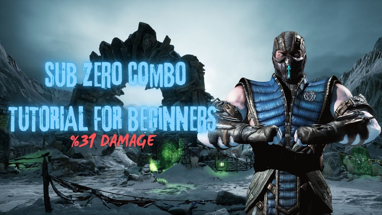 MK1 SUB ZERO COMBO GUIDELINE - %31 DAMAGE - LEVEL (EASY) - YouTube