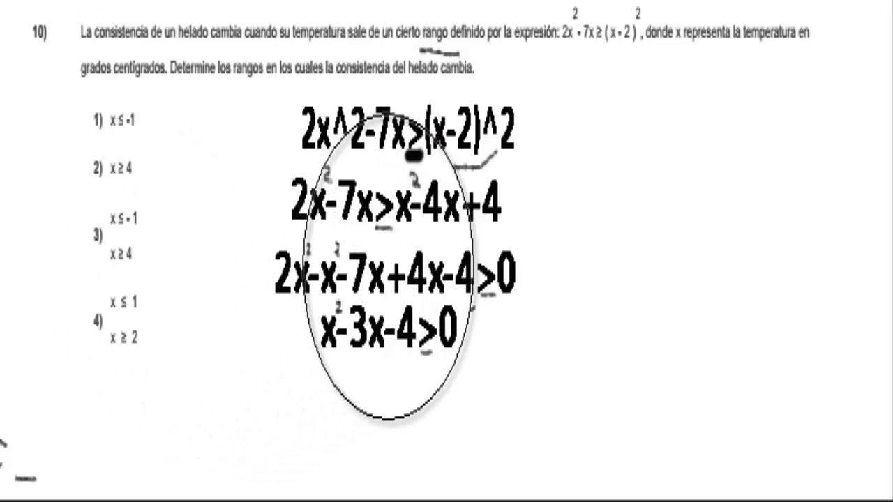 Problema De Inecuaciones Snna Problemas MatemÁticos De Ser