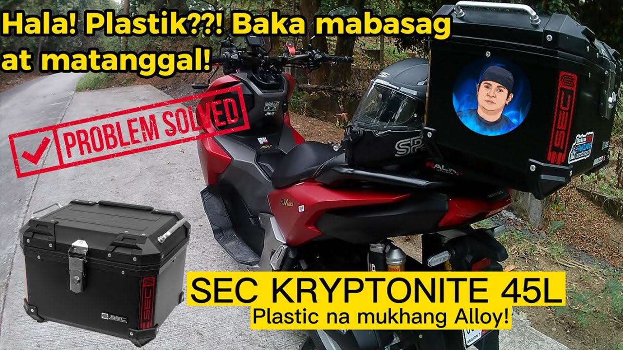 ADV 160 | SEC Kryptonite 45L Topbox DIY (Do It Yourself) - YouTube