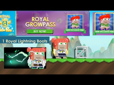 Lightning Boots Growtopia !!! New Season Items Update - YouTube