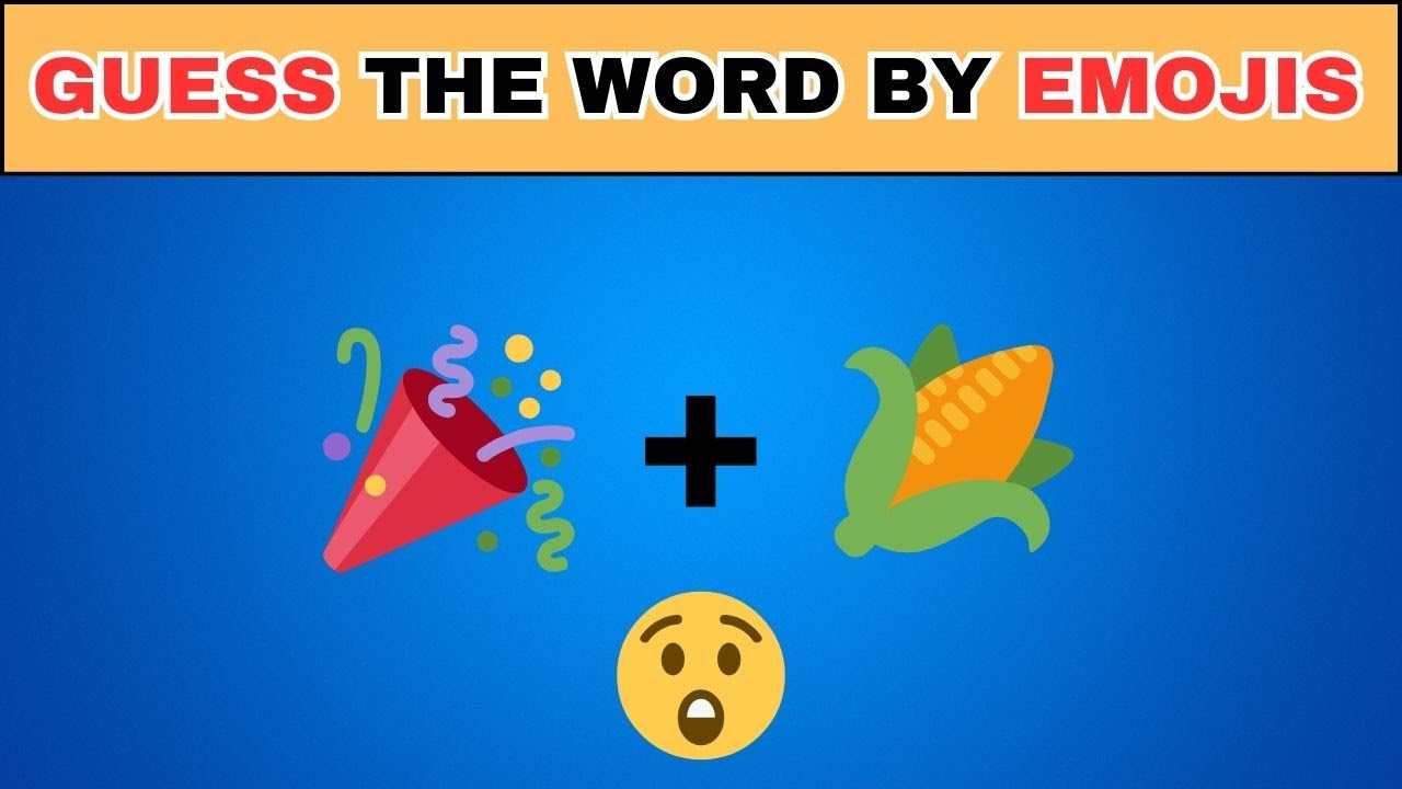 Emoji Quiz – Can You Decode These Words? - YouTube