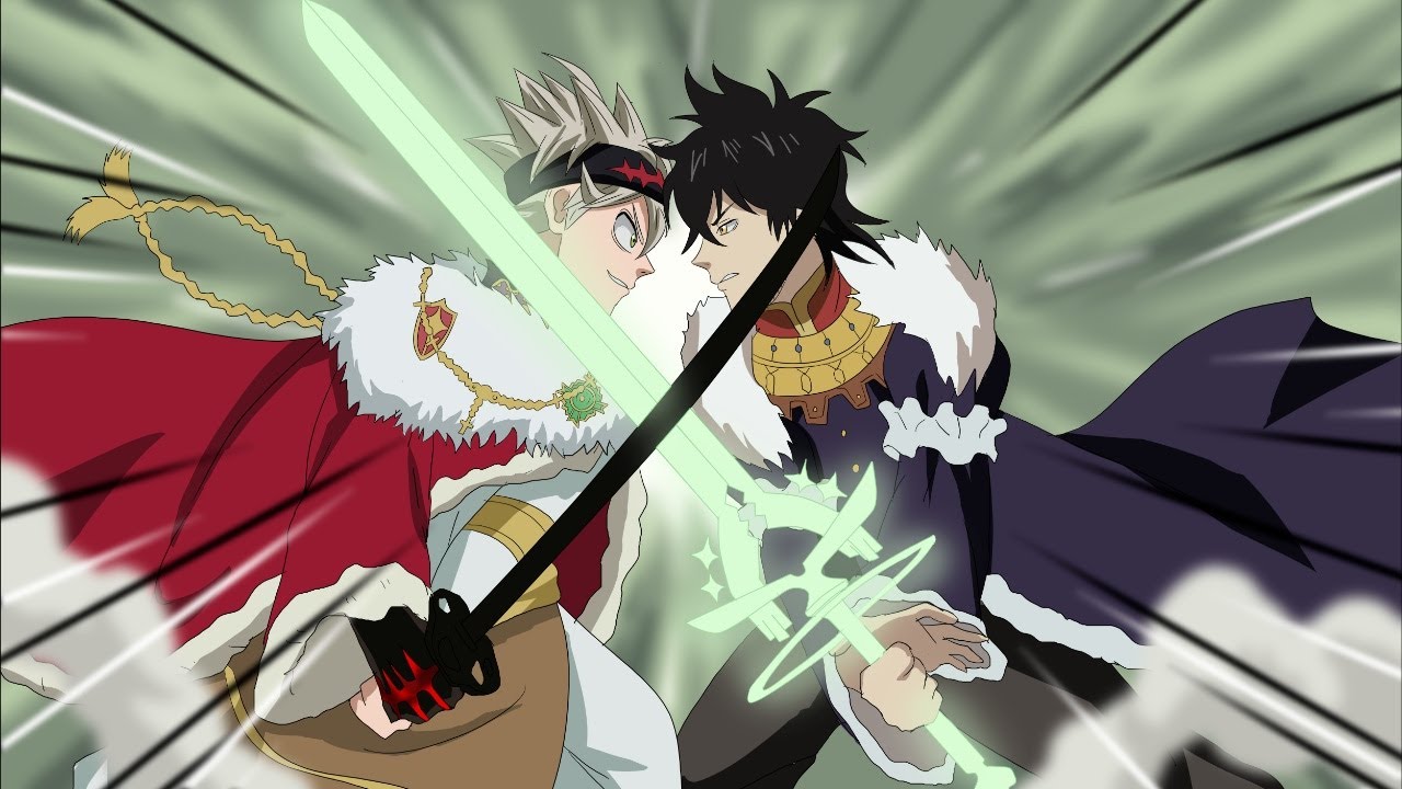 Asta vs Yuno! O Verdadeiro Mago Mais Poderoso da Geração - Black Clover ...