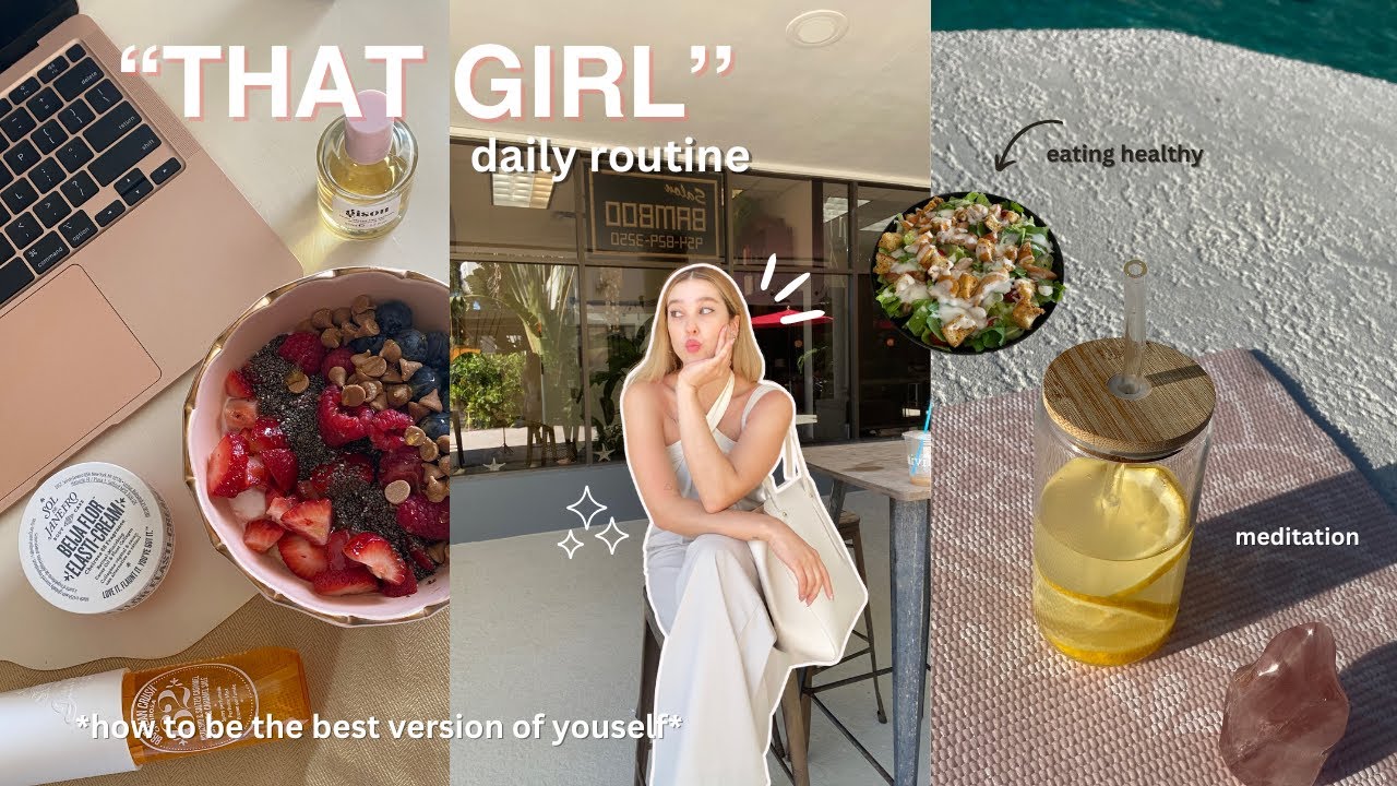 LIVING LIKE ''THAT GIRL'' FOR A DAY 🌱♡ the real "that girl" lifestyle ...