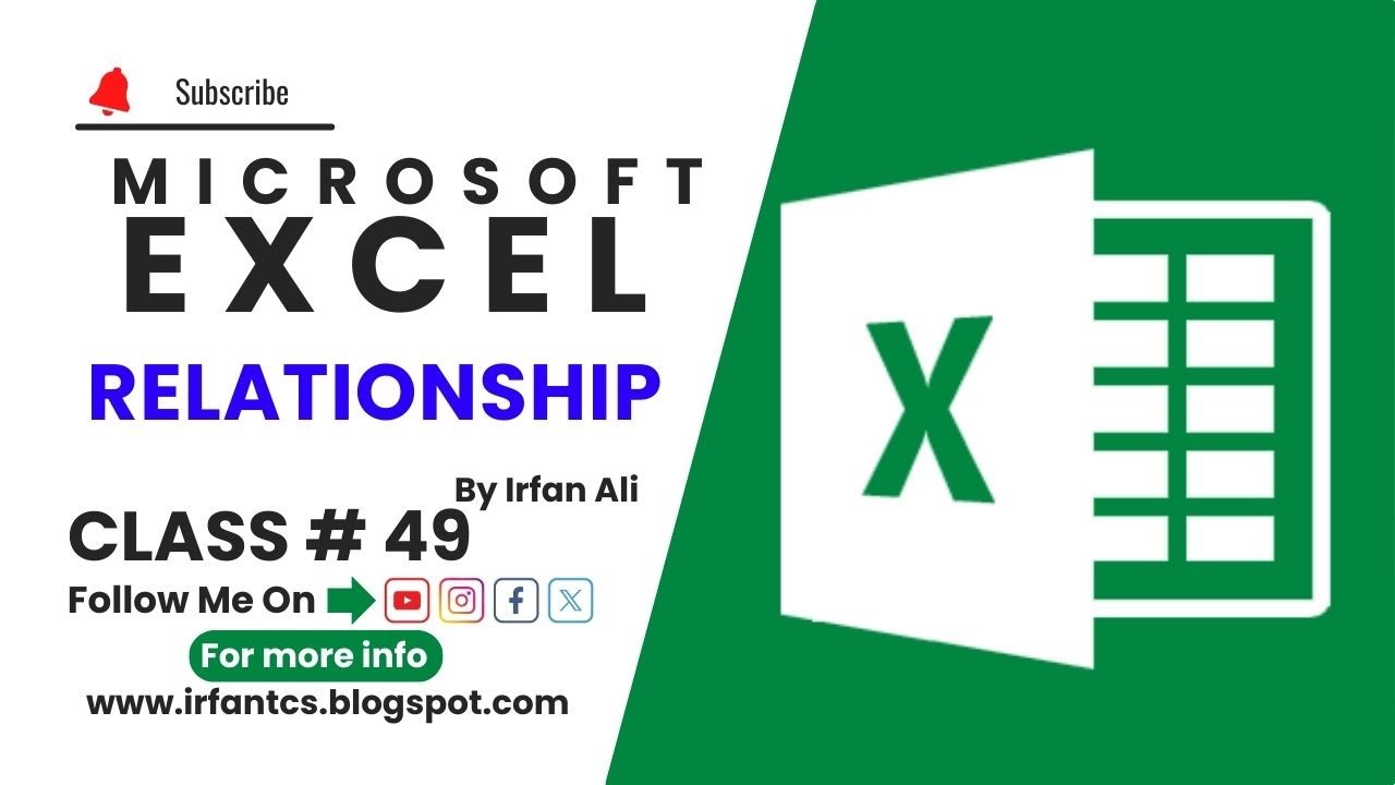 MS Excel Create A Relationship How To Use A Relationship In Excel MS Excel Create A Relationship How To Use A Relationship In Excel