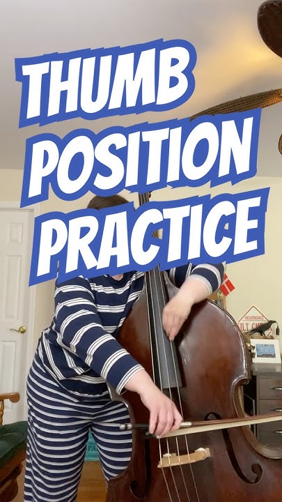 Thumb position practice - YouTube