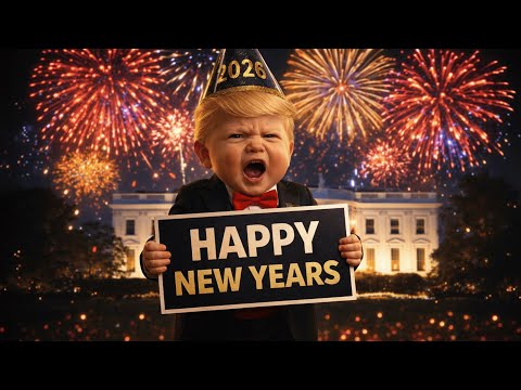Baby Trump Celebrates The New Year at The White House!