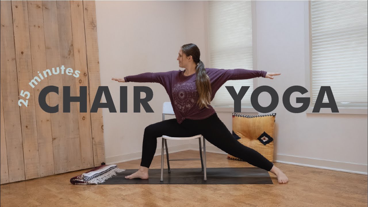 Gentle Chair Yoga | 25 Minute Yoga Class - YouTube