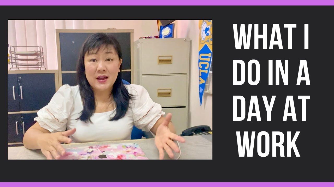 What I Do In A Day At Work - YouTube