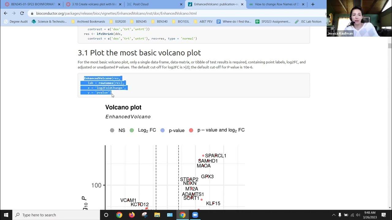 3.18 Make Volcano Plot of Proteomics Data - YouTube