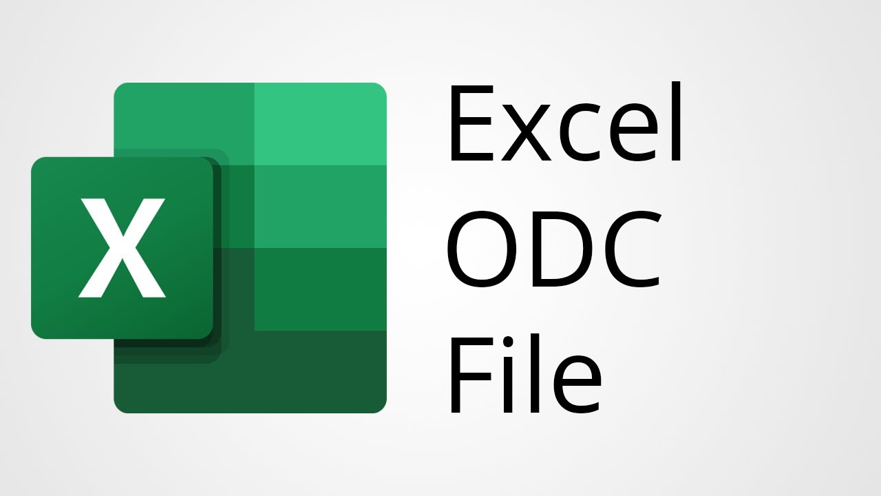 Excel 365 Create And Open An ODC File YouTube Excel 365 Create And Open An ODC File YouTube