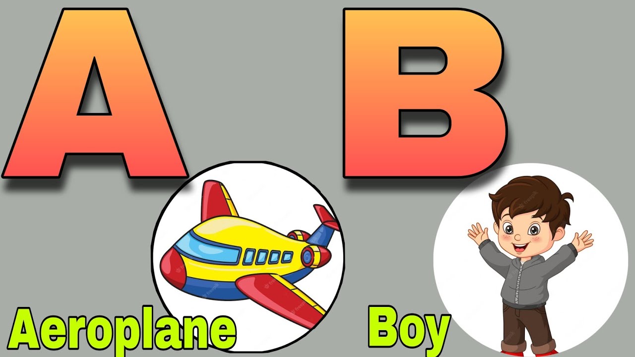A for Aeroplane | a for Aeroplane b for boy | Abc Alphabet | phonics ...