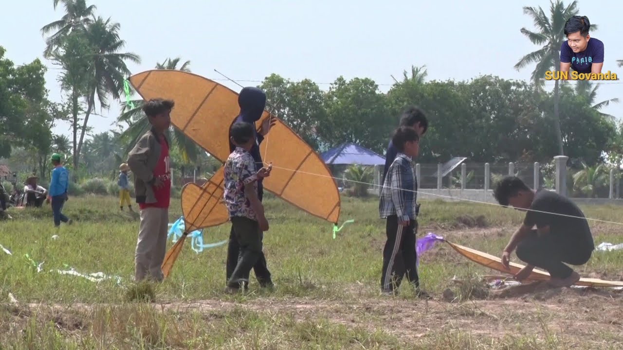Khmer Kites 2023 Festival at Countryside in Cambodia - YouTube