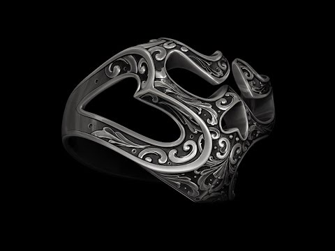 ZBrush 4r7 3d modeling Ring SKUll - YouTube