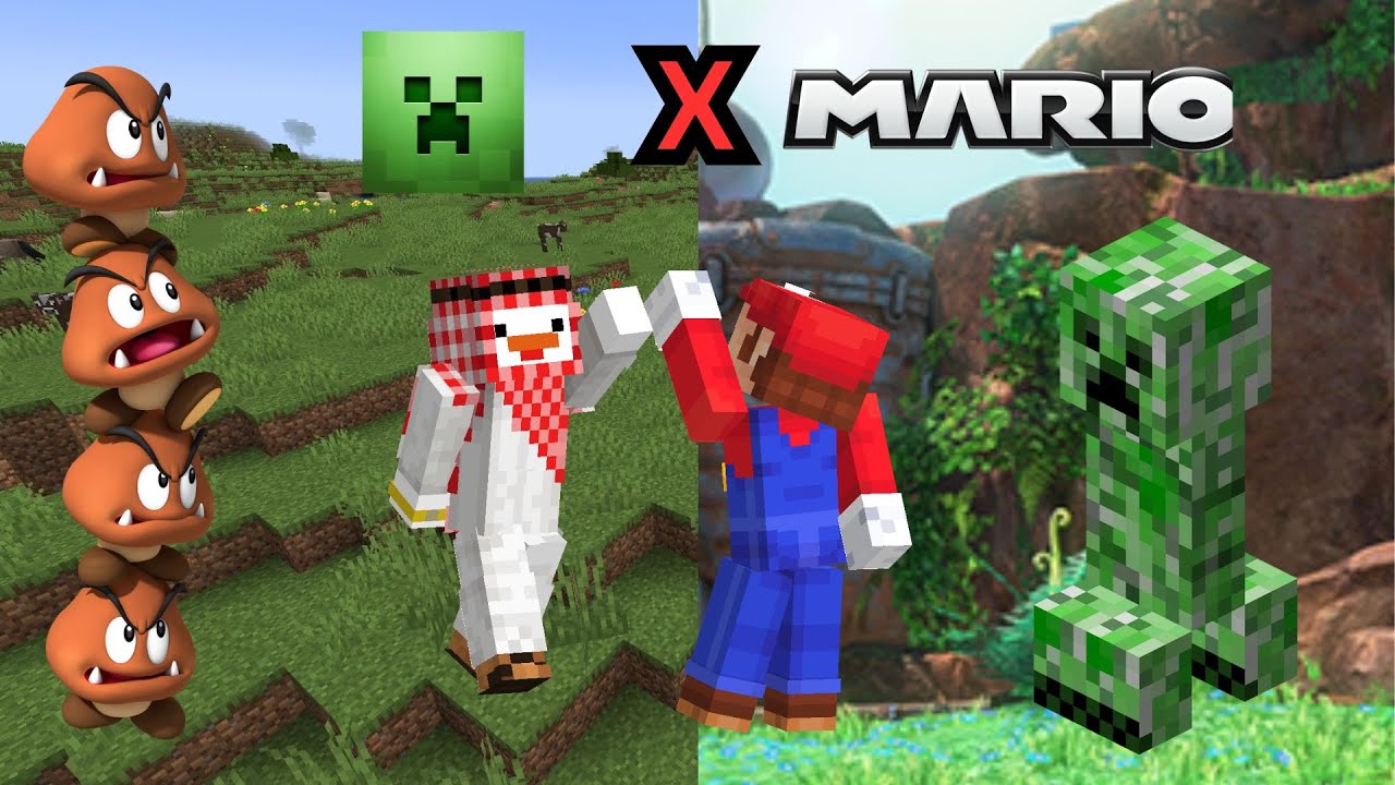 Minecraft's Greatest Collab: The Mario Pack #minecraft #mario # ...